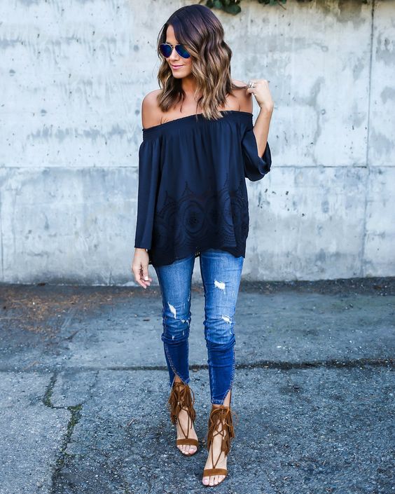 The Peak of Très Chic: Off The Shoulder