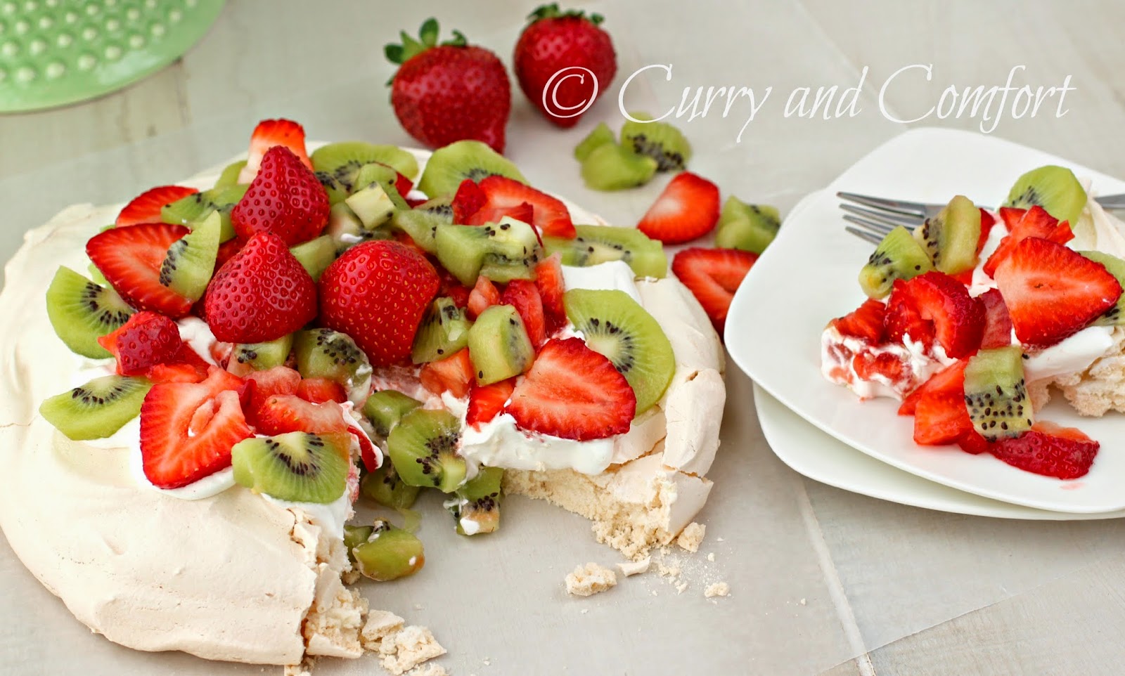 Kitchen Simmer: Fruit and Cream Pavlova