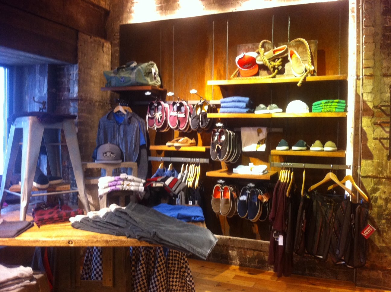 amstervans: inside the OTH vans store.