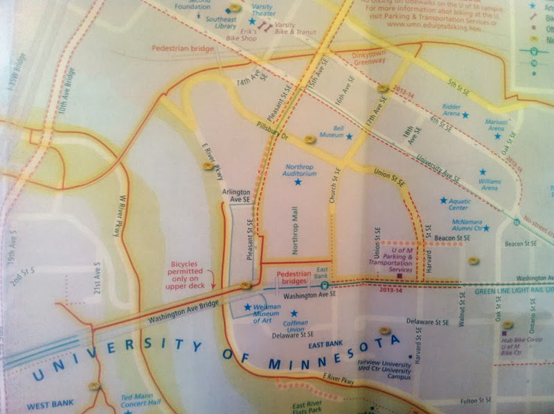 twin city sidewalks: Five Nice Things about the new Minneapolis Bike Map