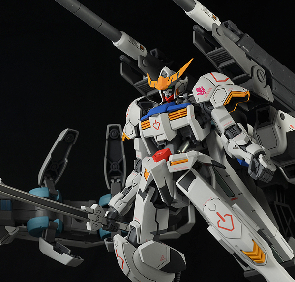 GUNDAM GUY: HG 1/144 Gundam Barbatos + Long Range Transport Booster ...