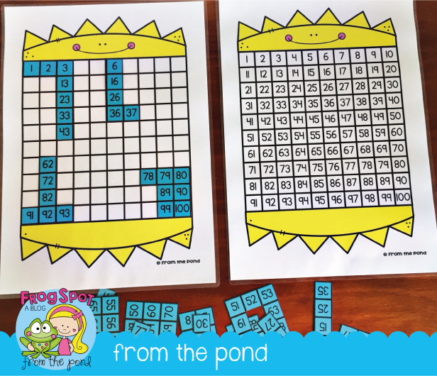 100 Chart Activities for the Year! | From the Pond