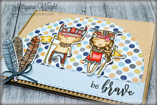 Be Brave Card – Pink and Main Blog