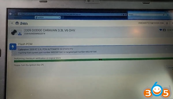 wiTech Micropod II Technical Support: 2010 Dodge Grand Caravan PCM swap ...