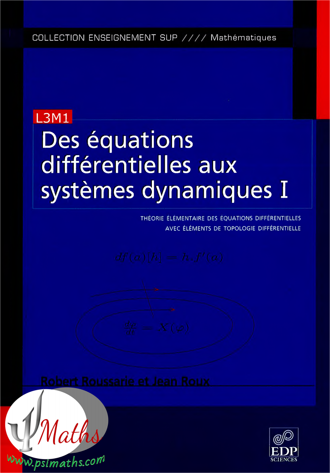 problèmes d'analyse I :Collection enseignement sup edpψ maths