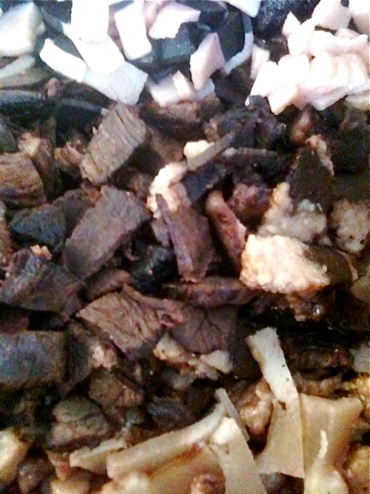 Cooked Whale Blubber