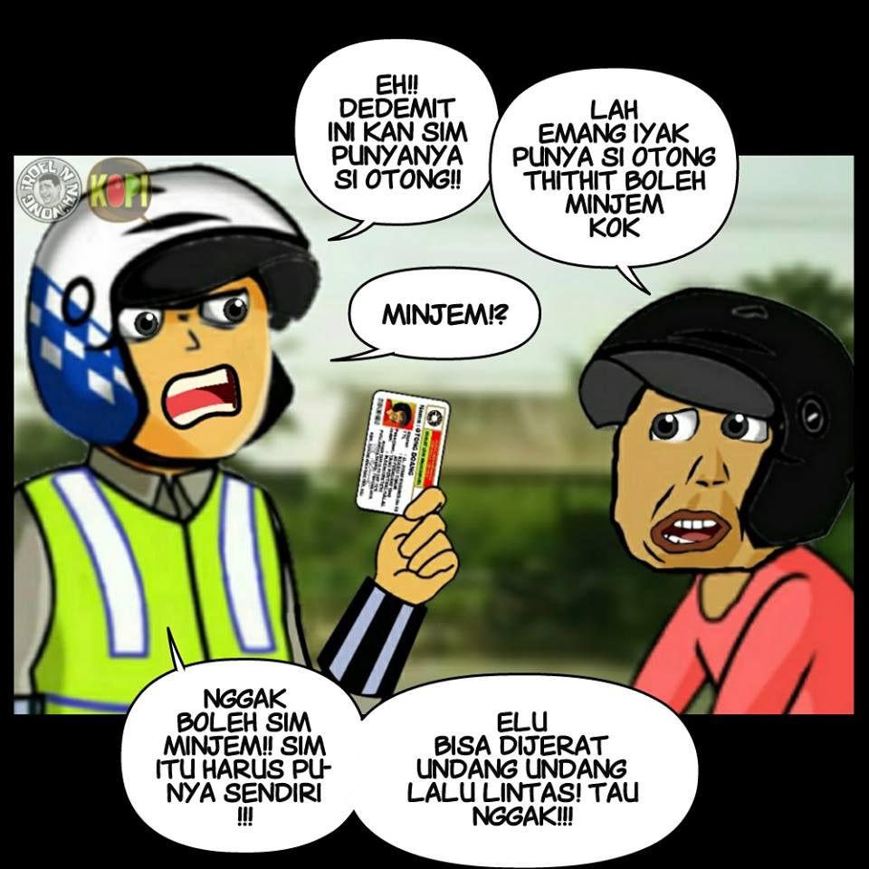 Meme Lucu Otong Dan Polisi | DP BBM Lucu