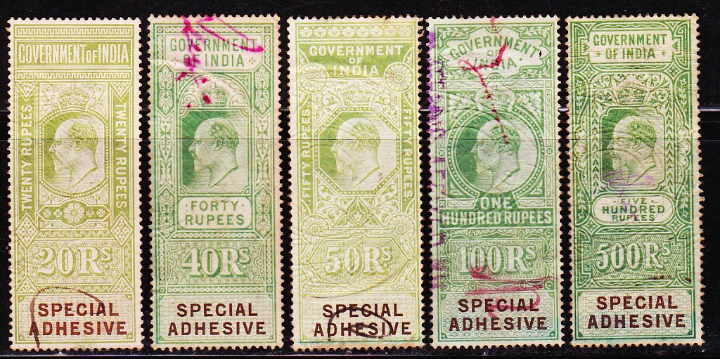 Heritage of India stamps site: British India King Edward VII ( KED VII ...