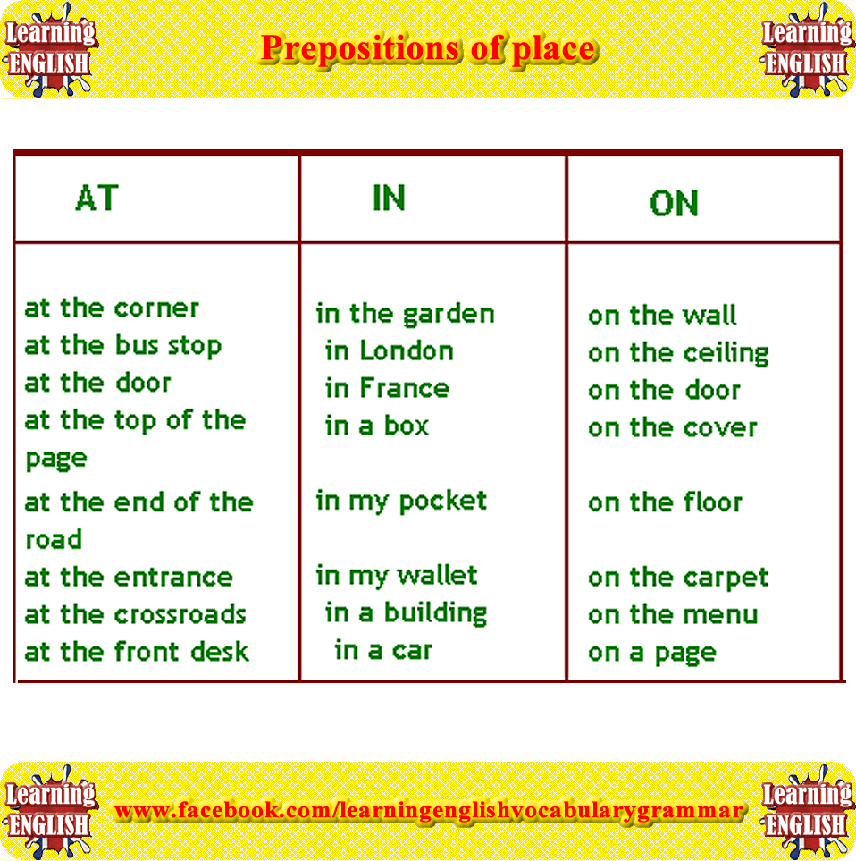 My English Page: 2017