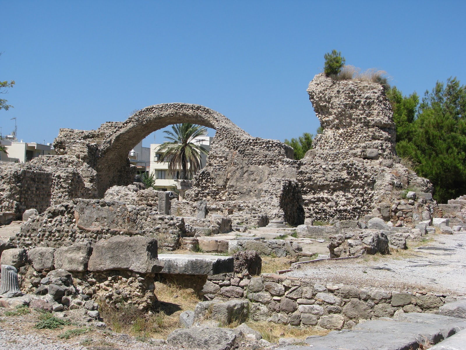 Western Archaeological Area in Kos Town |Discovering Kos and the ...