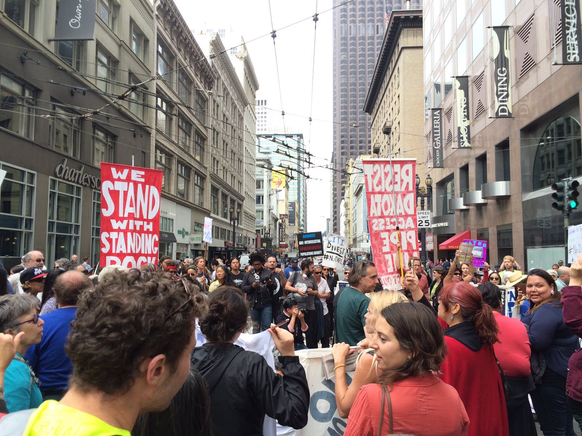 White Wolf : Standing Rock protest grows with thousands opposing North ...