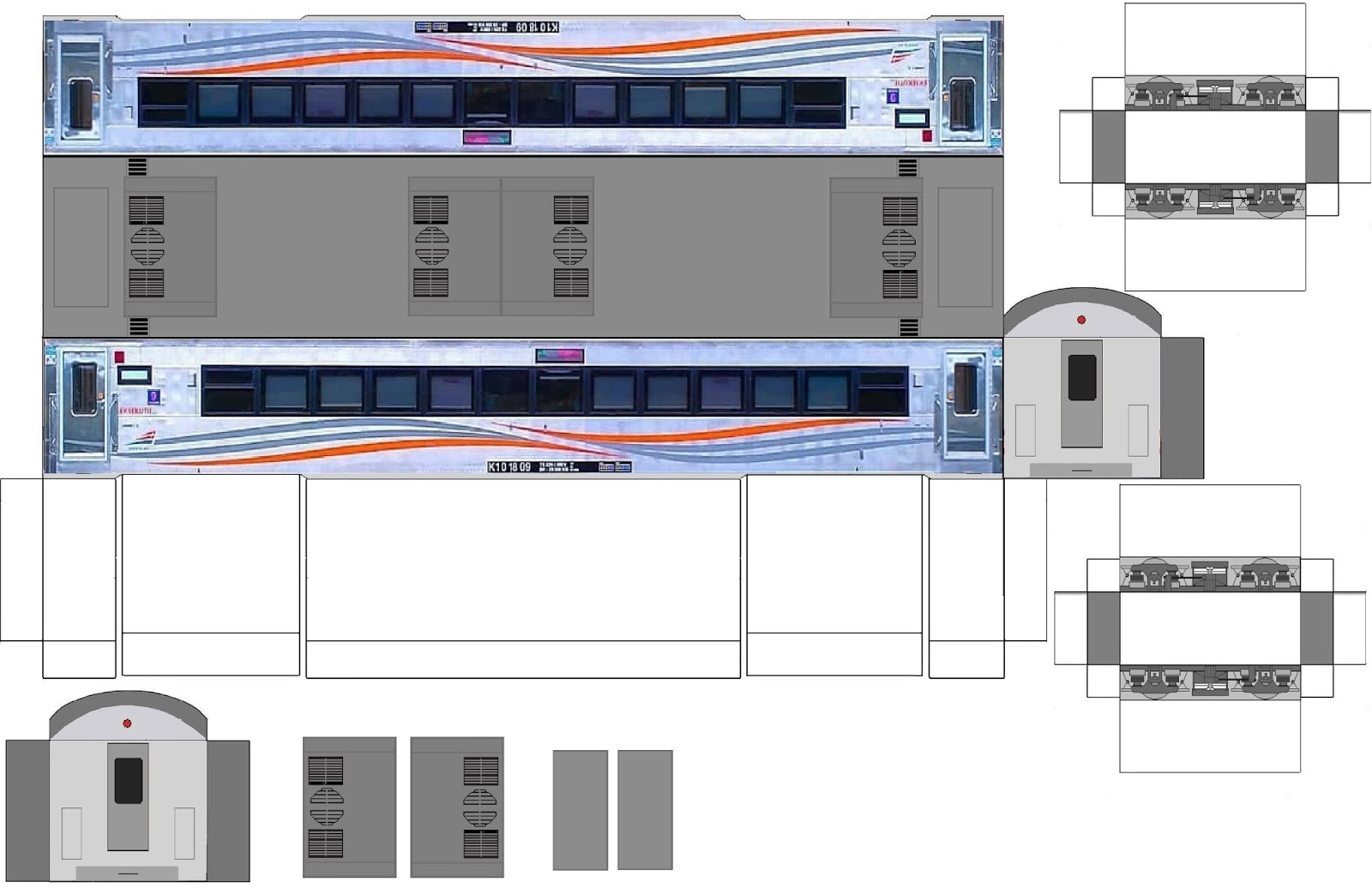 Papercraft Kereta Api.: Desember 2017
