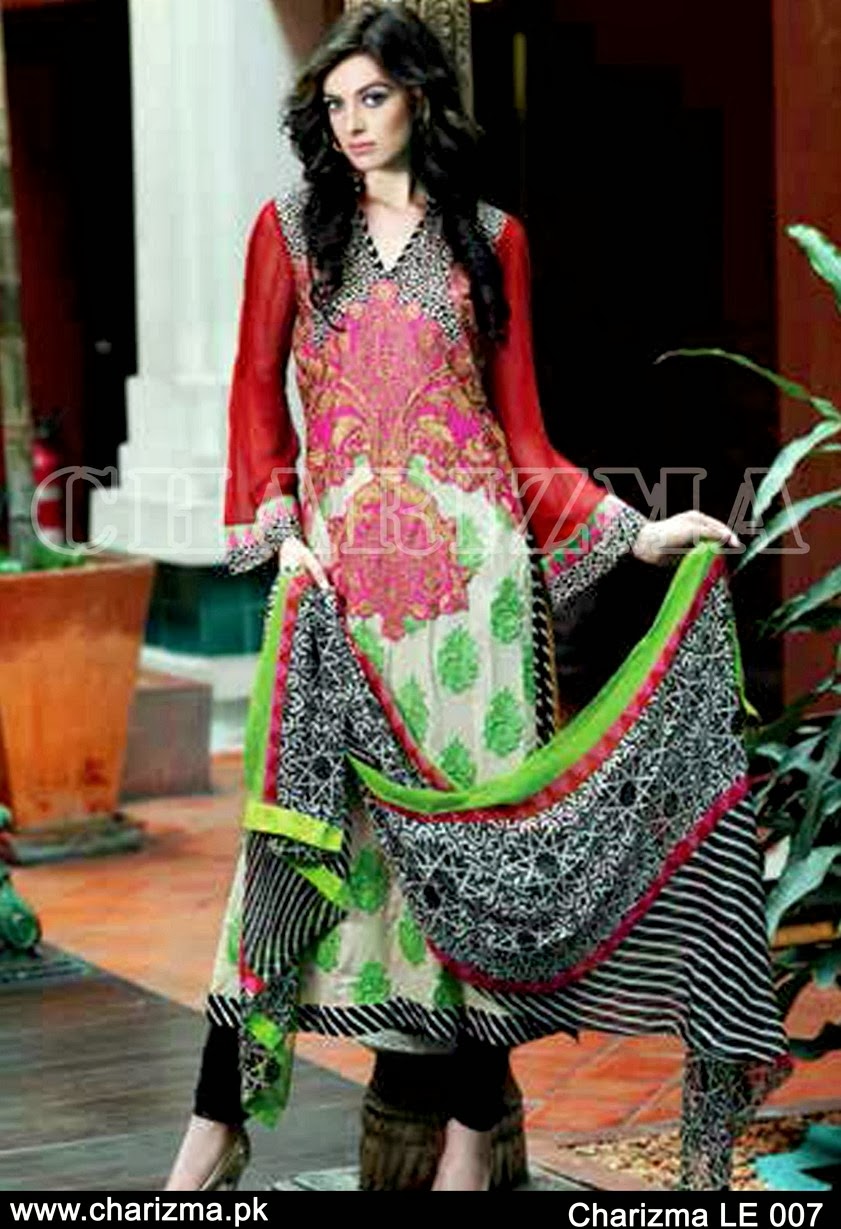Charizma Spring / Summer Collection 2014 -Vol-1 | Charizma Lawn Prints ...