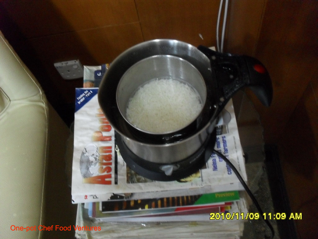 One-pot Chef Food Ventures: Double-boiled rice with canned Sardine ...