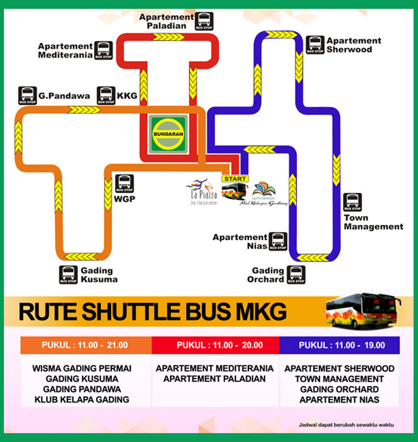 Jadwal Keberangkatan Shuttle Bus Summarecon Serpong, Kelapa Gading, dan ...