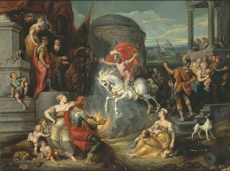 Pondering Art: Marcus Curtius Saves The Day