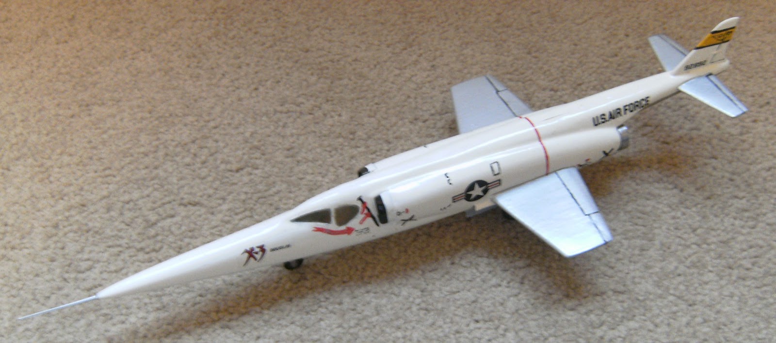 Happyscale-Modellbau: Douglas X-3 Stiletto - Maintrack Models vacu-kit 1/72