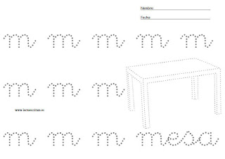 LA GUARDE DE MARIMI: TRABAJAMOS LA LETRA M
