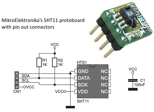 Cara Mengakses Sensor Humidity Kelembaban Dan Suhu Temperature Sht11 Dengan Bascom Avr