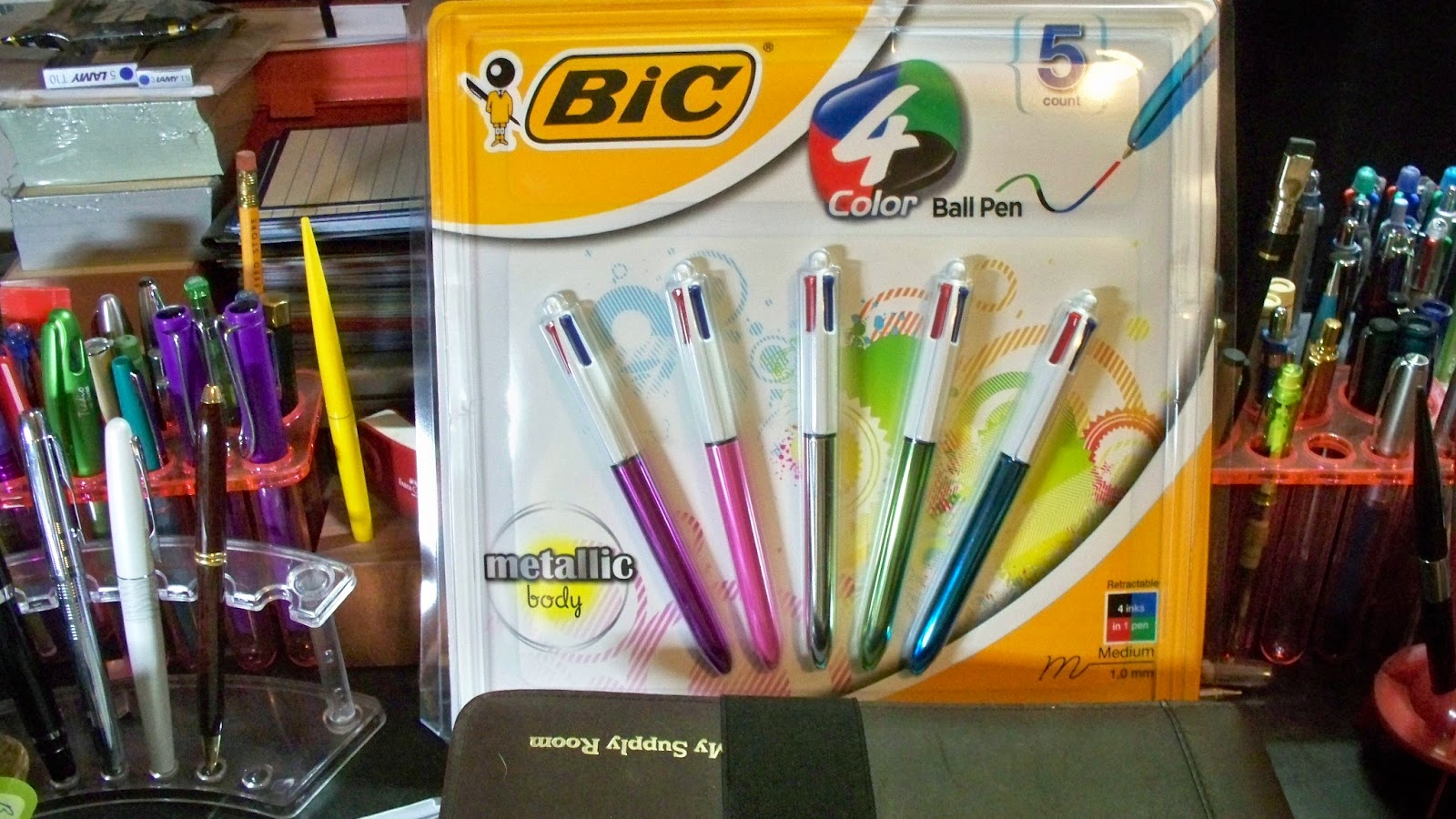 My Supply Room: New BIC 4 Way Metallic Set