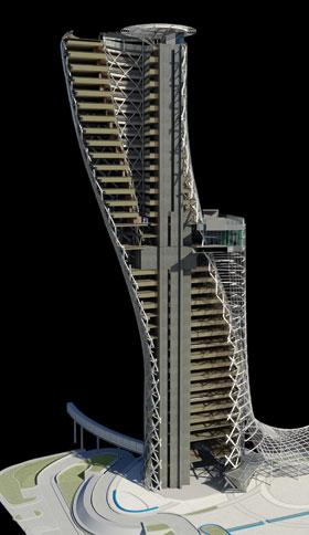 concept: The Leaning Tower of Abu Dhabi