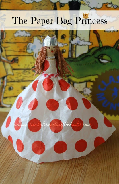 Sun Hats & Wellie Boots: The Paper Bag Princess Puppet - made from a ...