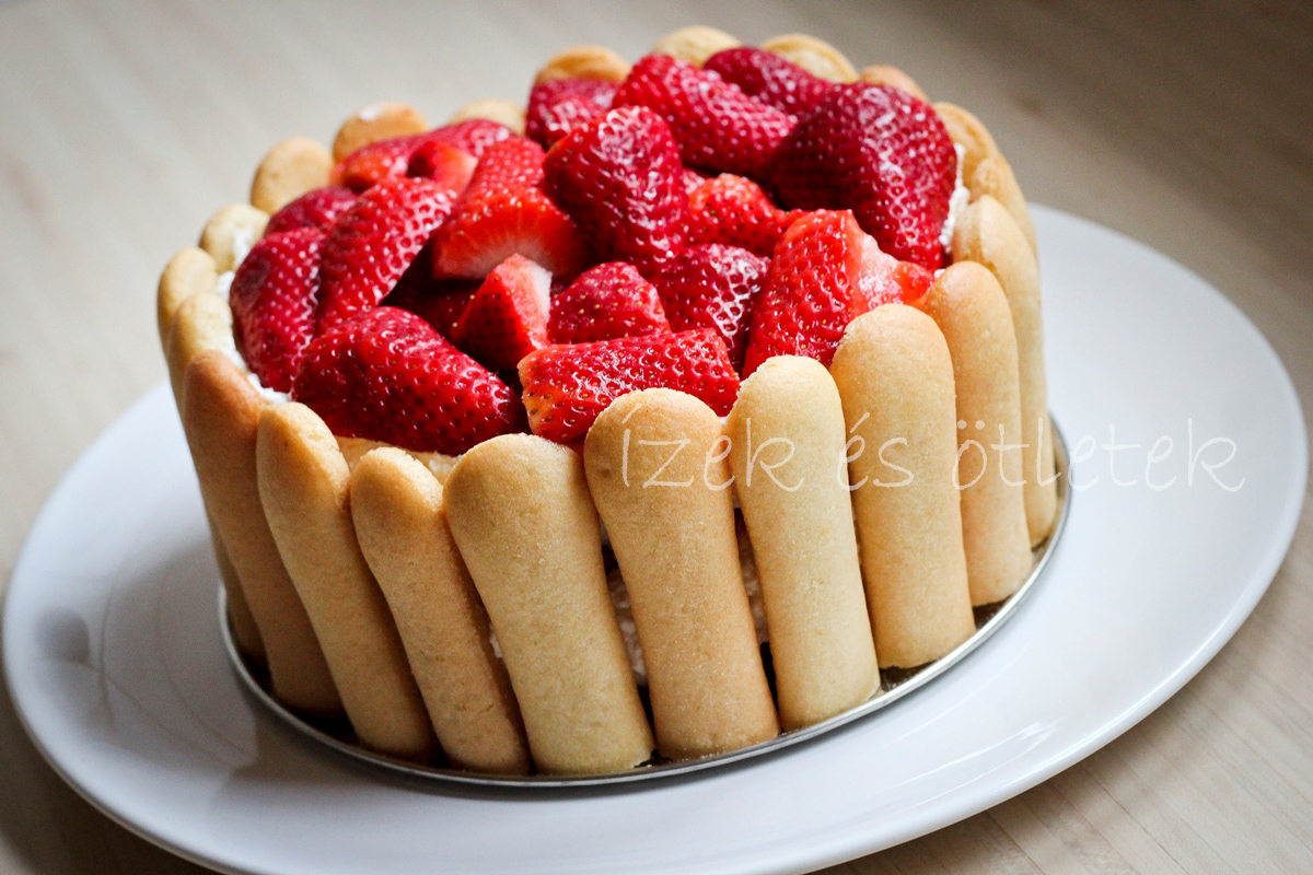 Ízek és ötletek: Epres Charlotte torta új külsővel, avagy egy újabb ...