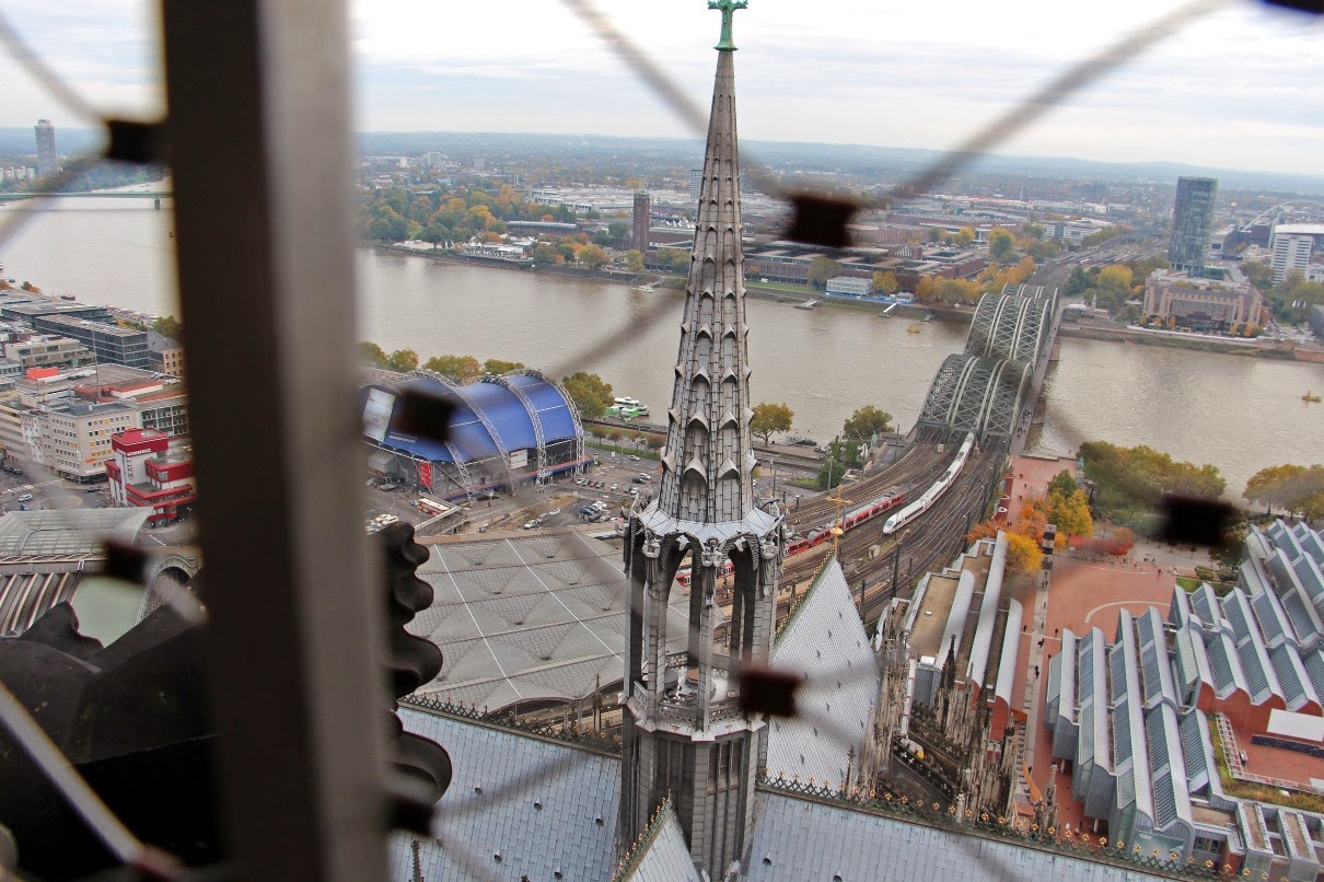 the viewing deck: Cologne City Tour 1st part; 533 Steps to the Top of ...