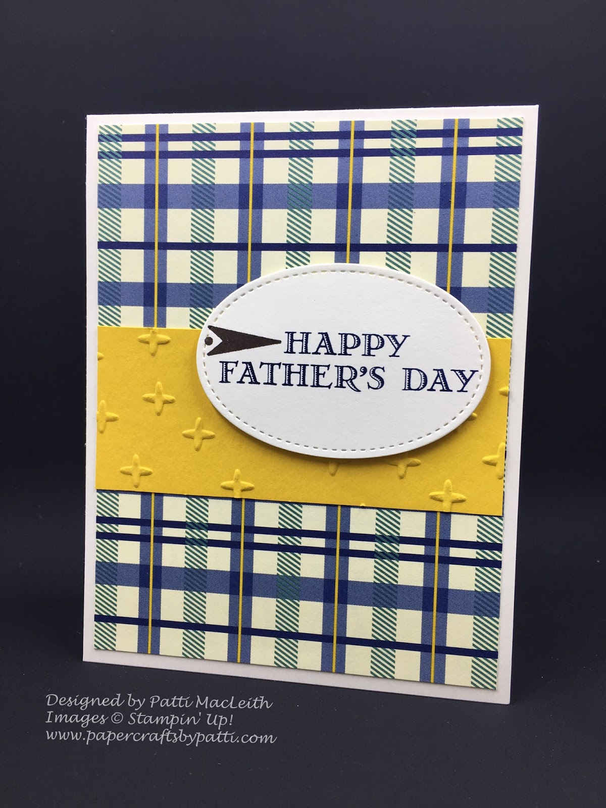 Papercrafts by Patti: Father's Day Plaid