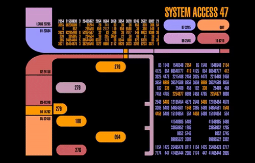 Seduced by the New...: Star Trek LCARS Interfaces