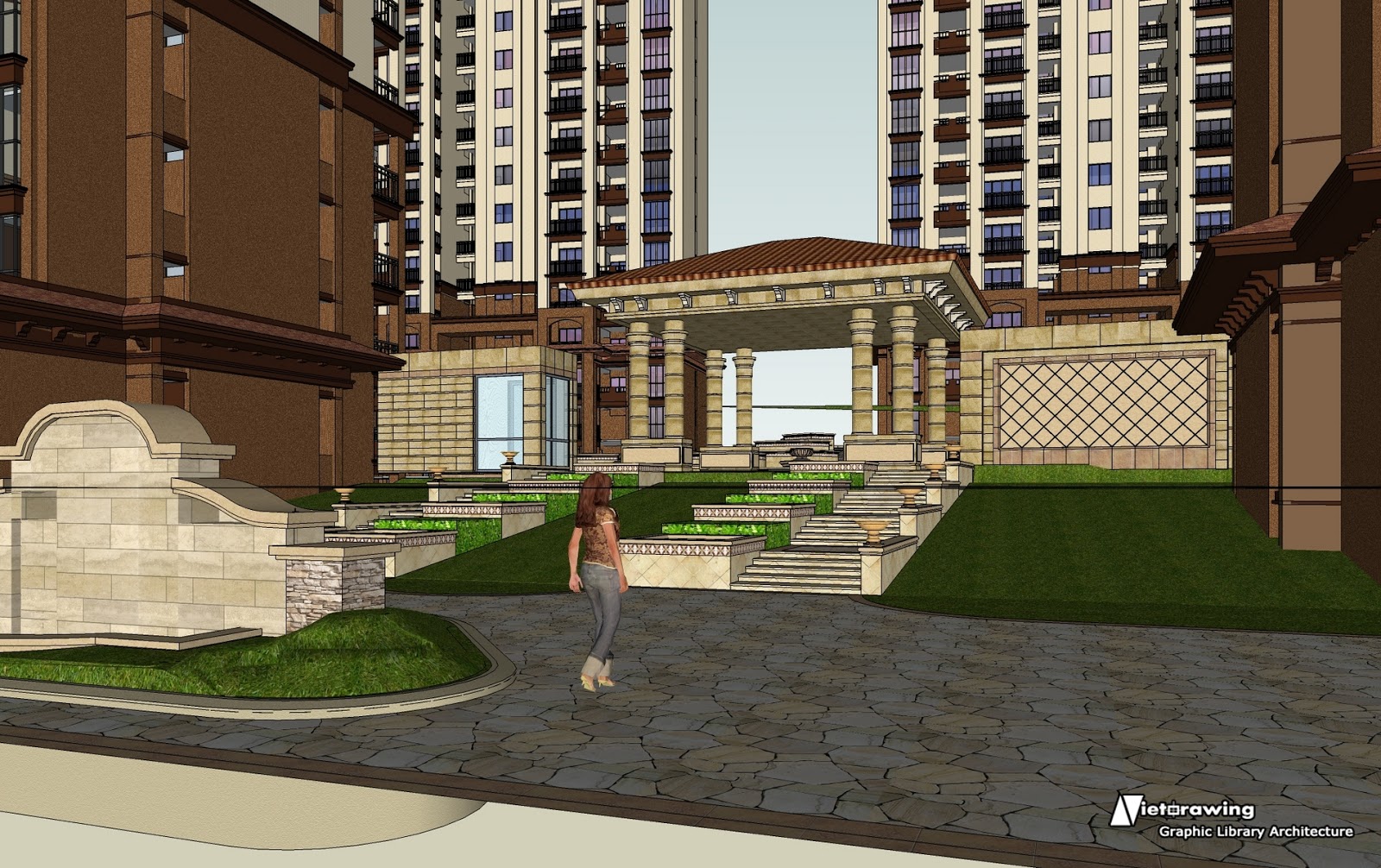 [SKETCHUP] LANDSCAPE MODEL 01 - ANARCHIVN