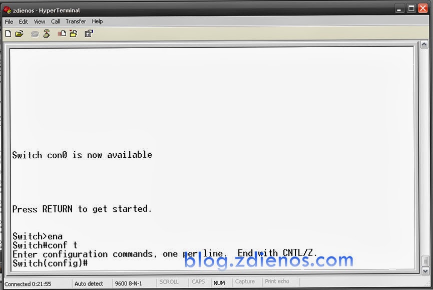 Cara Merestore Konfigurasi Cisco menggunakan Hyperterminal - blog zdienos