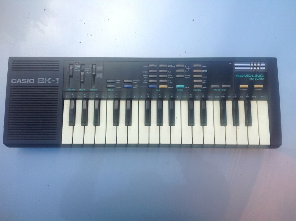 MATRIXSYNTH: Casio Sk-1 Sampling Keyboard. premium condition