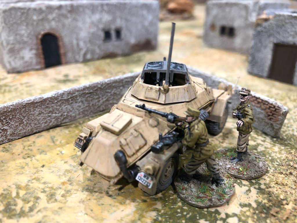 A wargame page: DAK vehicles Sd.Kfz. 250/3, Sd.Kfz. 138, Sd.Kfz. 222