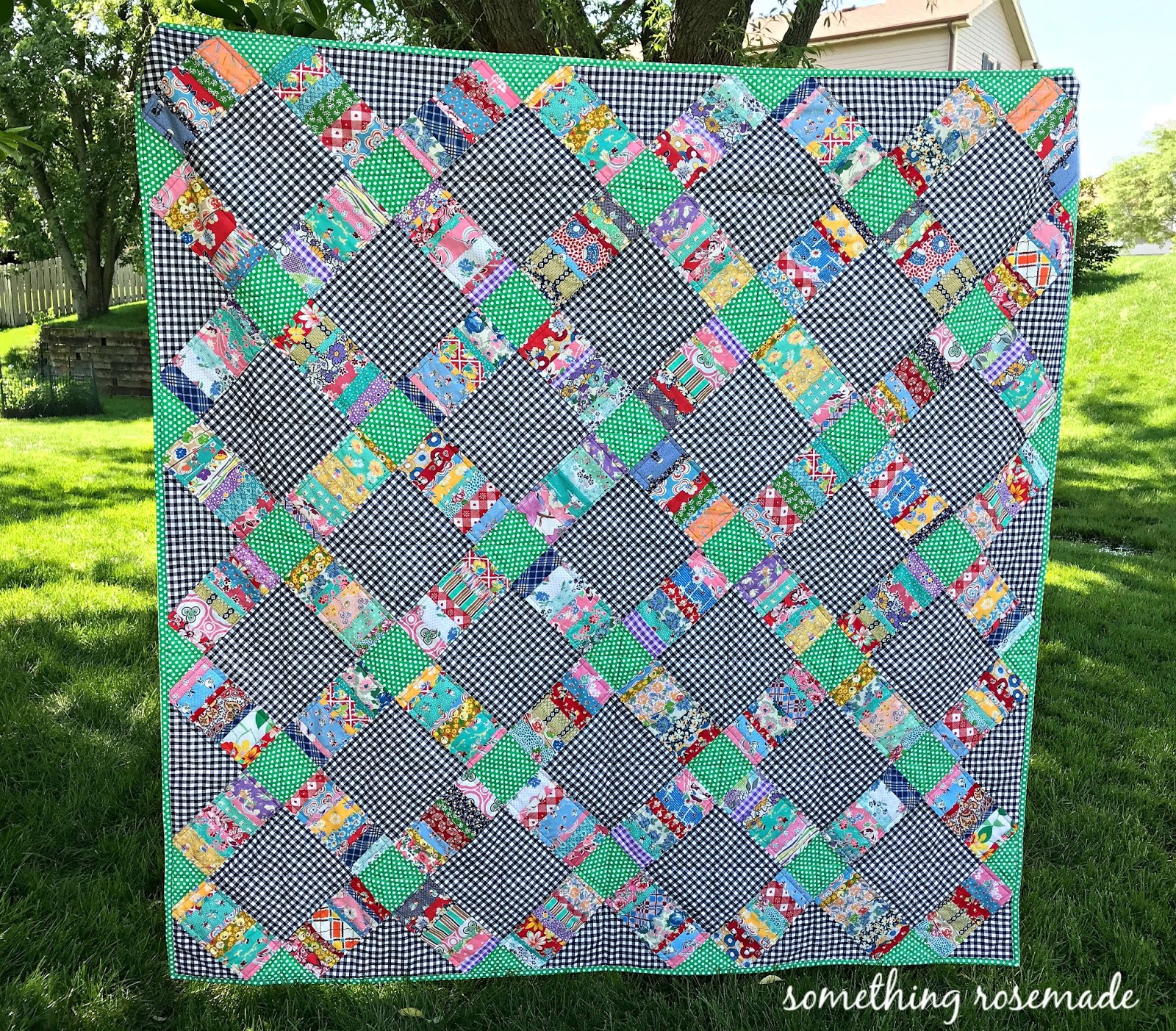something rosemade: A Finally Finish: The June Quilt
