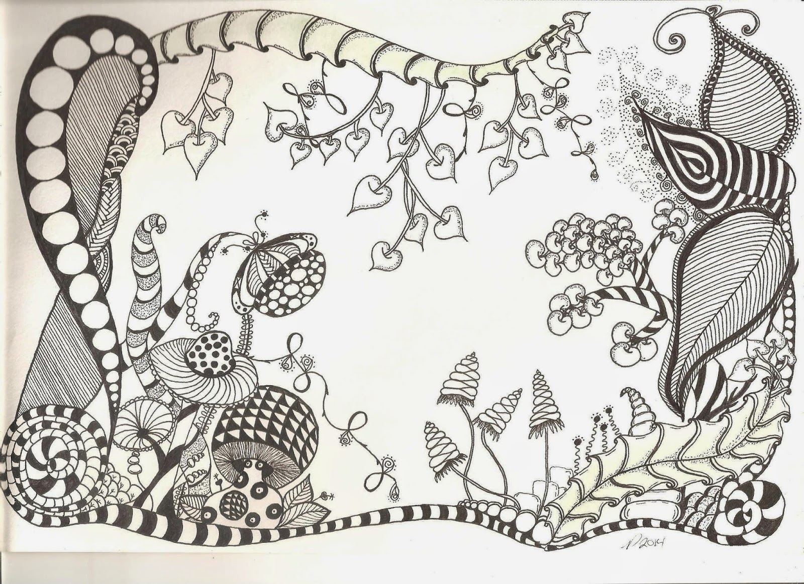 Kiki's Kandyland: To Zentangle