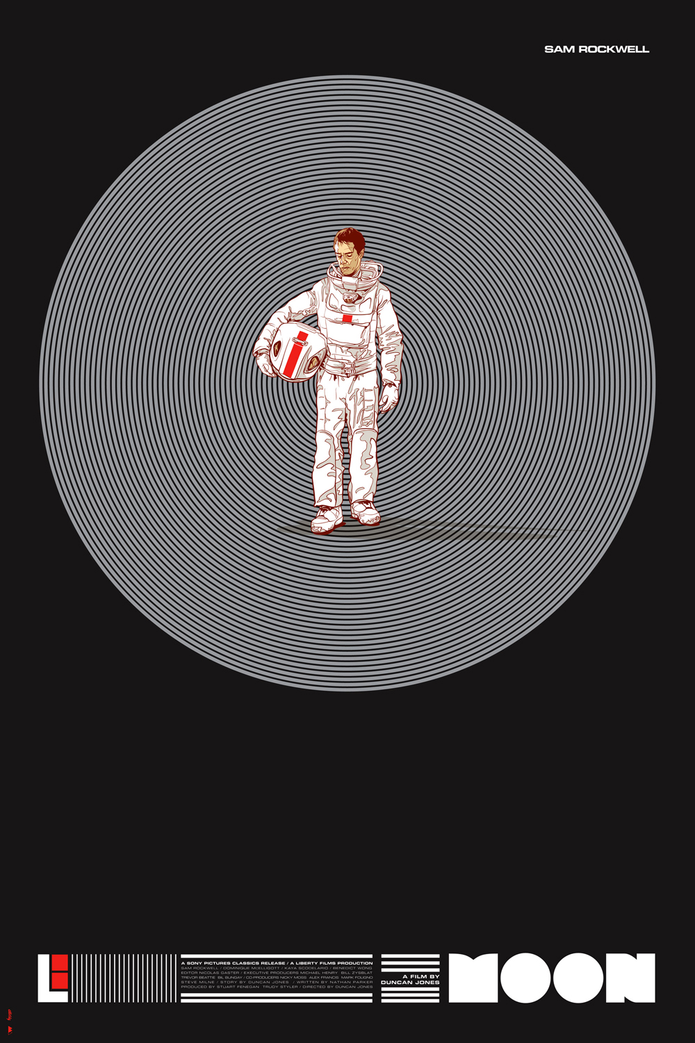 The Geeky Nerfherder: Movie Poster Art: Moon (2009)