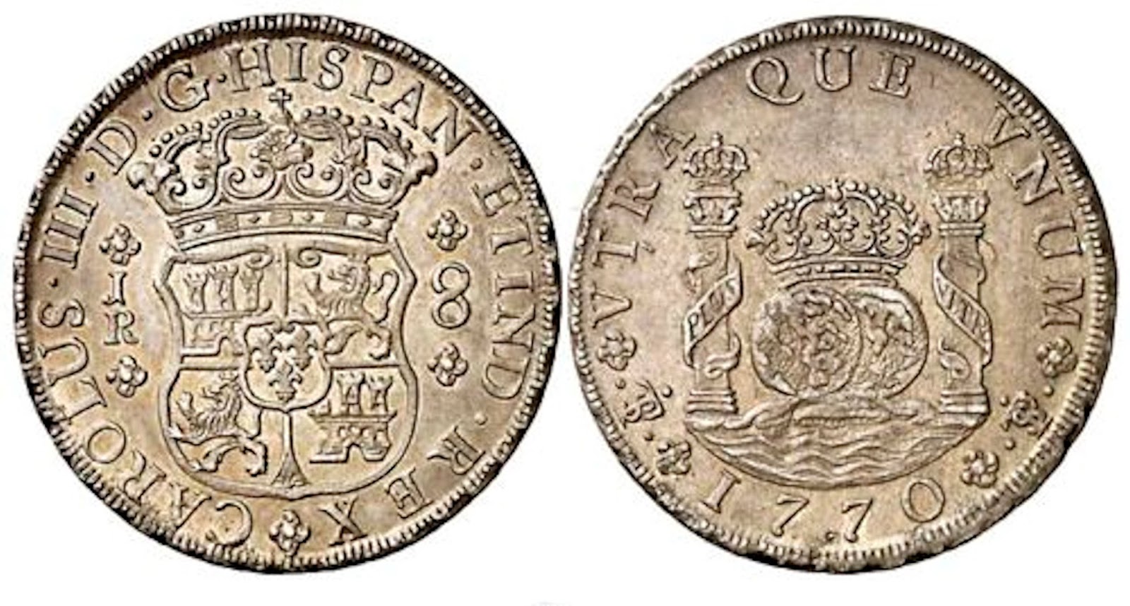 O Real de a ocho do vice-reinado de La Plata