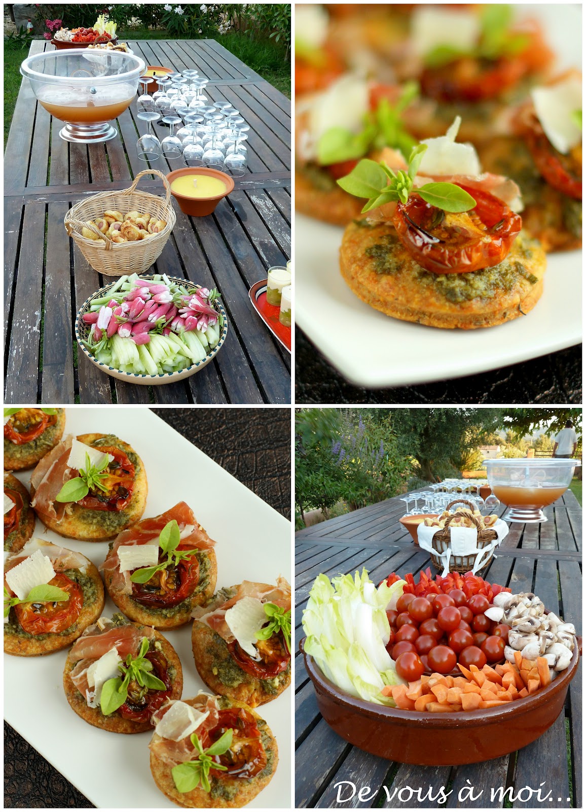 De vous à moi...: Les Buffets d'Eté: Quelques Idées Pour l'Apéritif