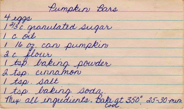 Estelle's: VINTAGE AUTUMN RECIPES....WHAT'S COOKIN'?
