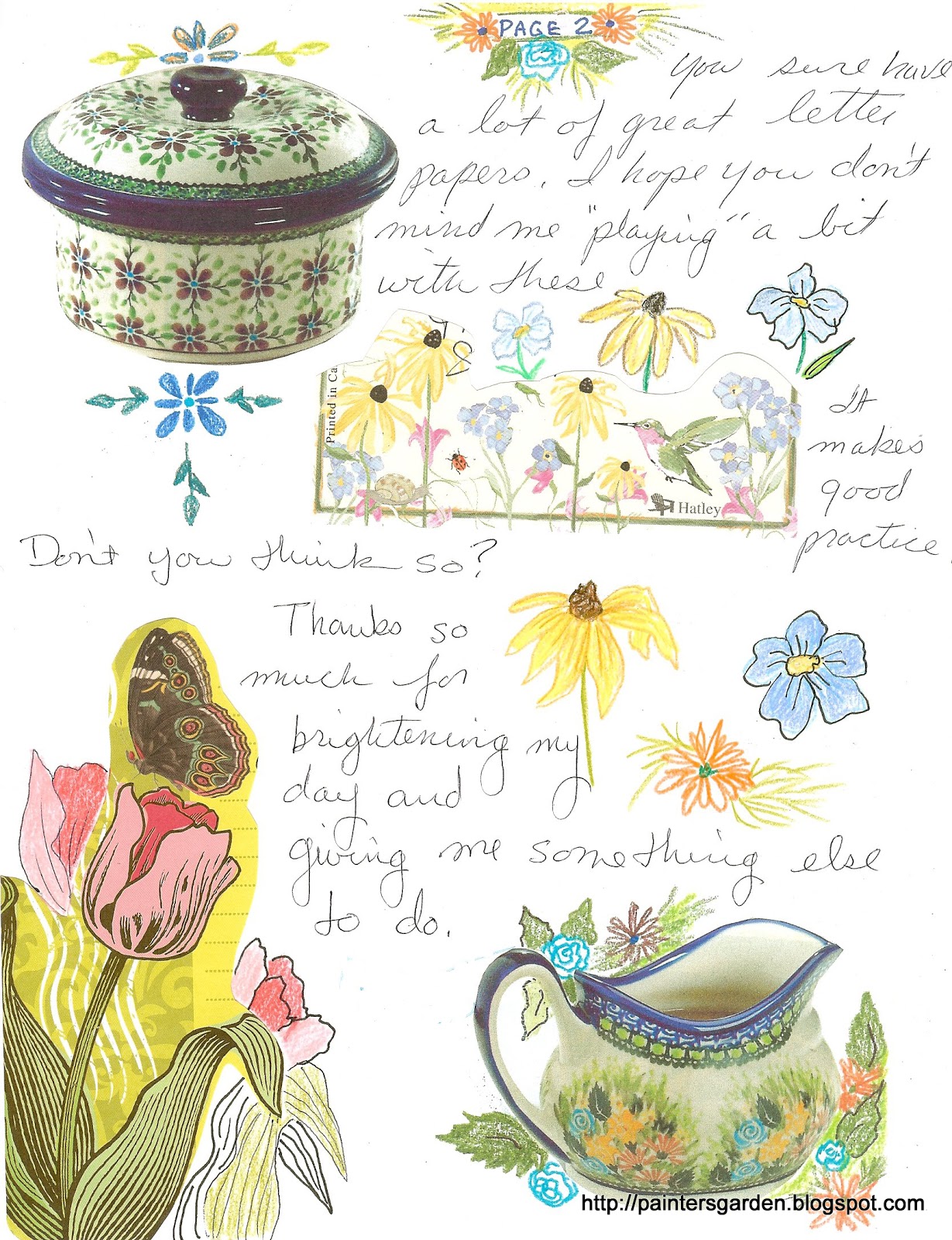 Paintersgarden: Creative Letter paper