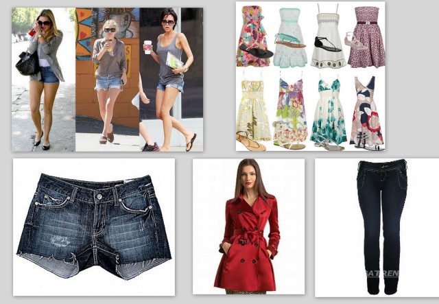 Entre Amigas: Diversos tipos de roupas