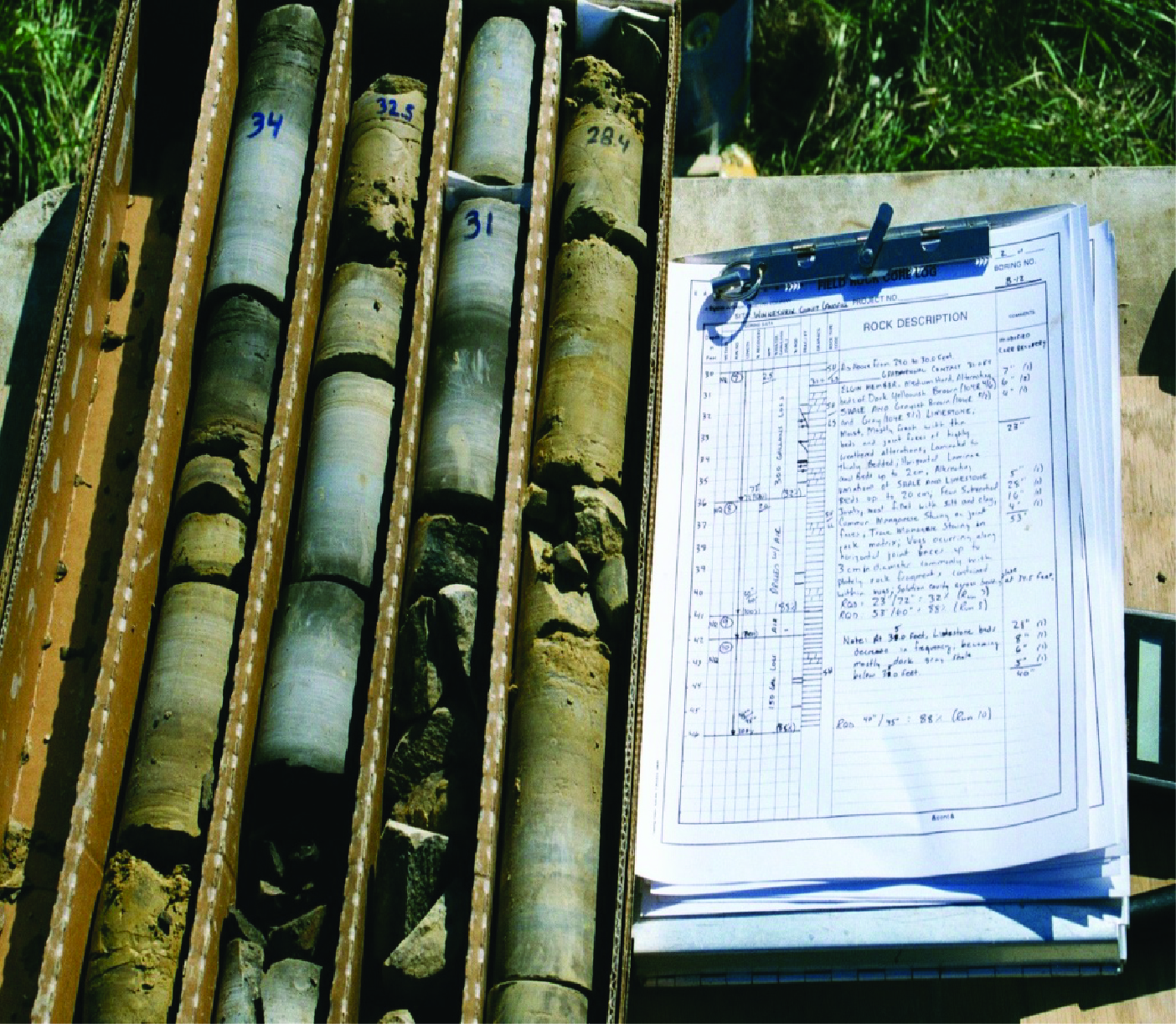 MidwestGeo Blog: Rock Weathering: Core Description Challenges