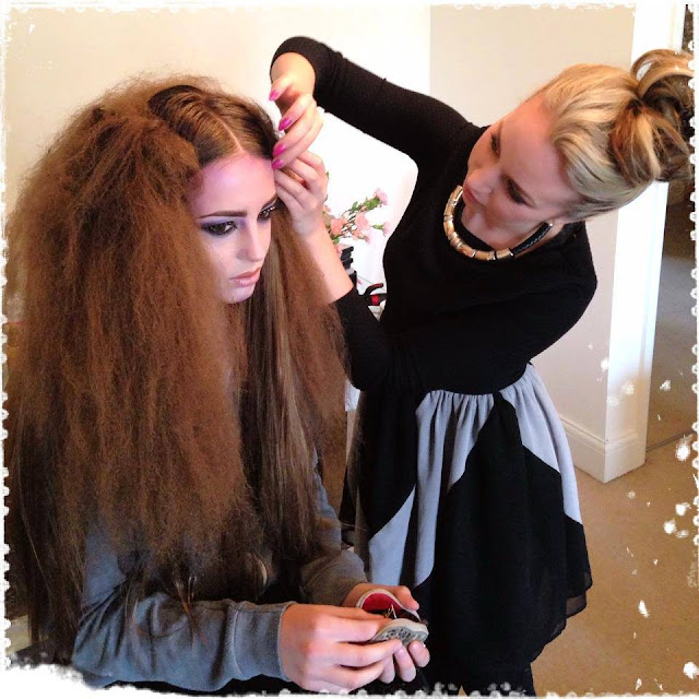 Crown Brush: On set with Brand Ambassador Karla Powell for Fierce Angels