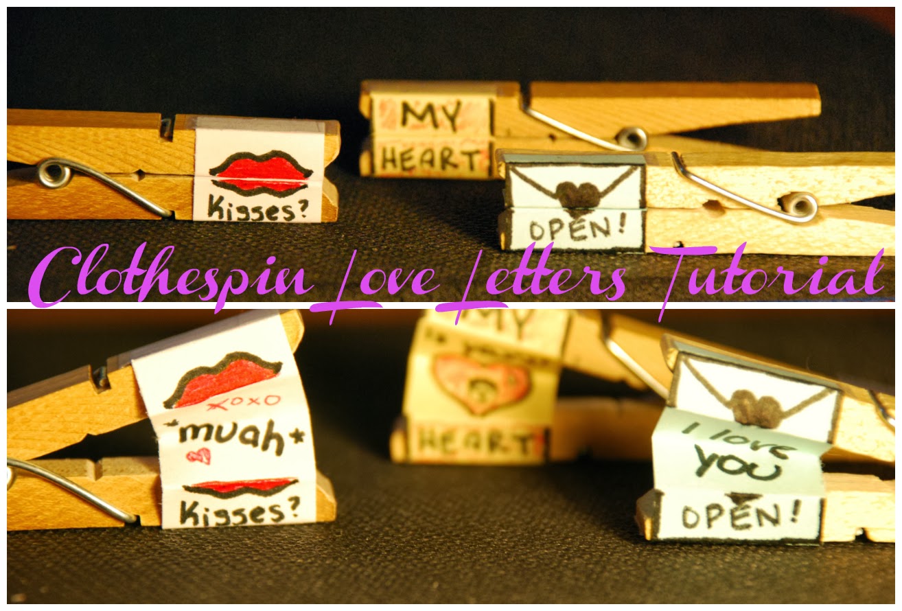 Creative Gradiency Studio: Clothespin Love Letter Tutorial