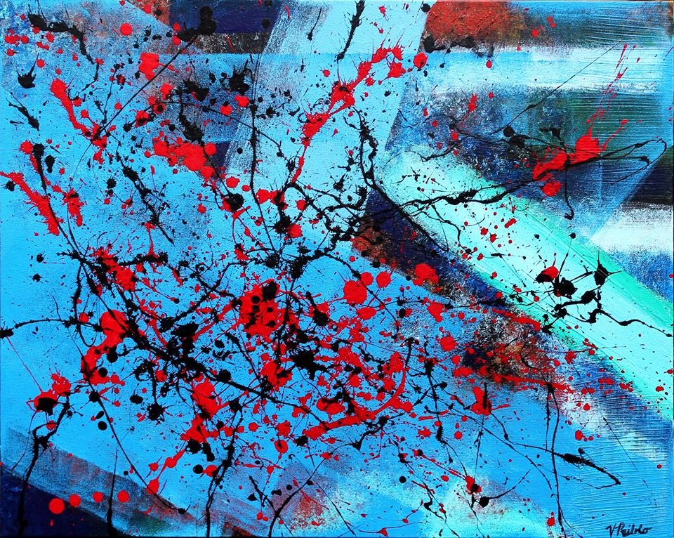 abstract expressionism - Vincent Priblo - layering the layers