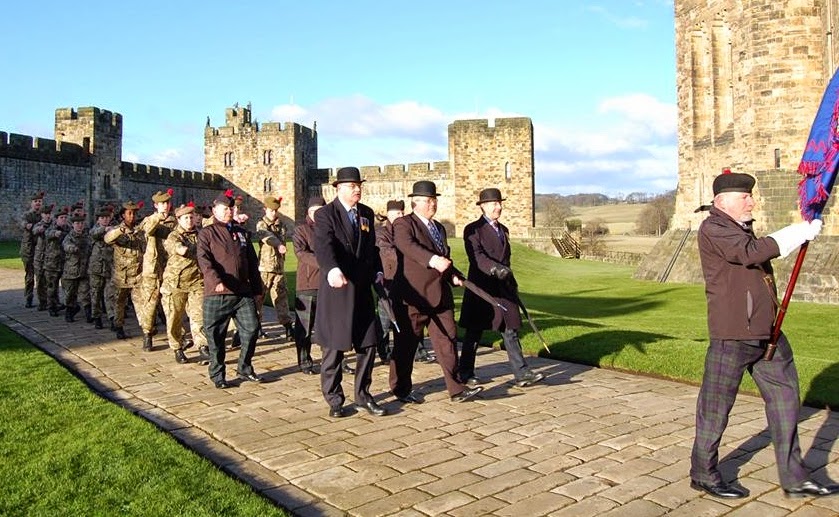 Northumbrian Gunner: March of the Tyneside Scottish - Alnwick