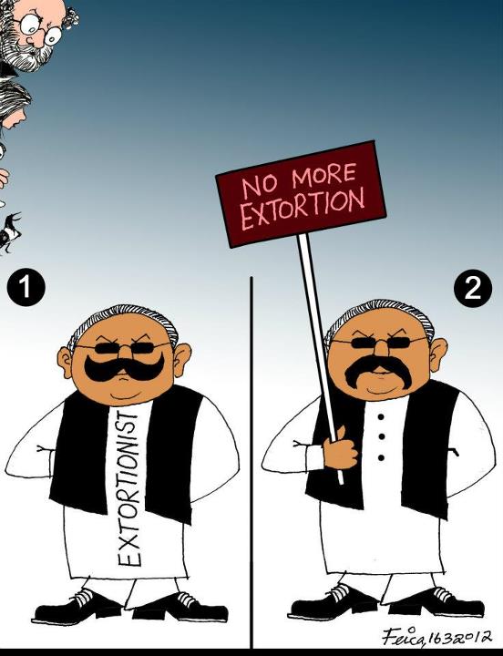 Extortionist, Money Luck Love, Gas Tariff, Memo Gate, Energy Crisis ...