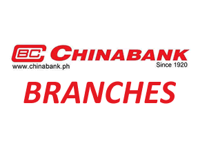 List of ChinaBank Branches/ATM Locators - Manila