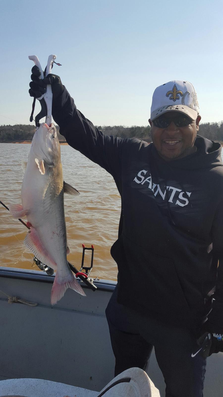 Larry's Hook Line and Sinker: Catfishing on Keystone Lake 2/13/16